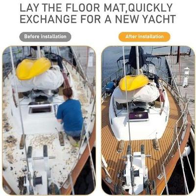 Motorboat Faux Teak Mat Boat Carpet EVA Foam Decking Sheet