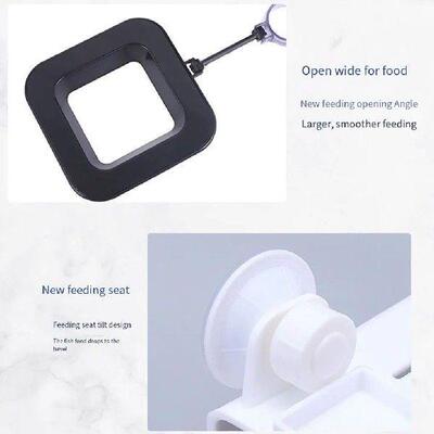 ABS Prevent Food Scattering With Large Opening Aquarium