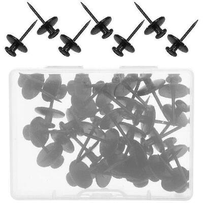 30Pcs Heart Shaped Zinc Alloy Thumb Tacks Decorative Wall
