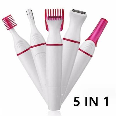 Multifunction 5 IN1 Women Electric Epilator Hair Shaver Trim