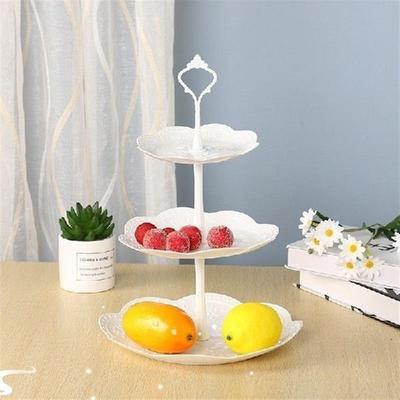1set Crown Design Cake Stand (Plate Not Included) Zinc