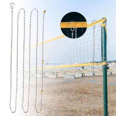2Pcs Height Chains Sturdy Sport Supplies Volleyball Net