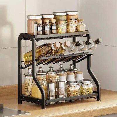 3-tier Seasoning Storage Rack Kitchen Countertop