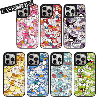 CA三丽鸥联名12适用iPhone17Pro苹果16Promax手机壳13女款14防摔套15高级感16Pro可爱17Promax磁吸Plus轻奢12