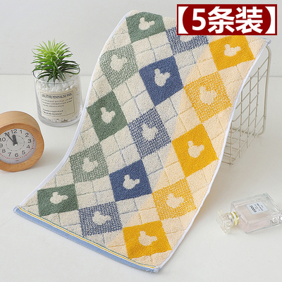 纯棉洗脸小毛巾吸水柔软面巾