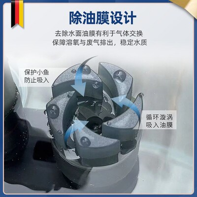 德国安彩EX250过滤器 壁挂式外置鱼缸过滤桶 静音净水循环过滤