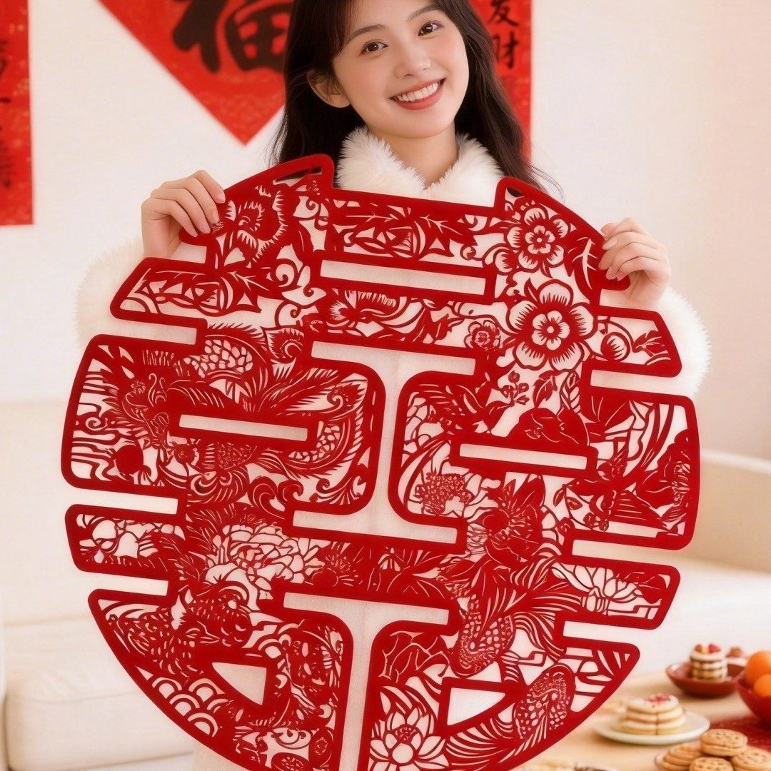 超大喜字贴婚房布置套装结婚大喜字婚礼拍照道具主卧新房门囍装饰