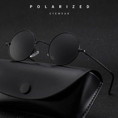 MYT_0279 Brand Designer Round Polarized Sunglasses Men Women