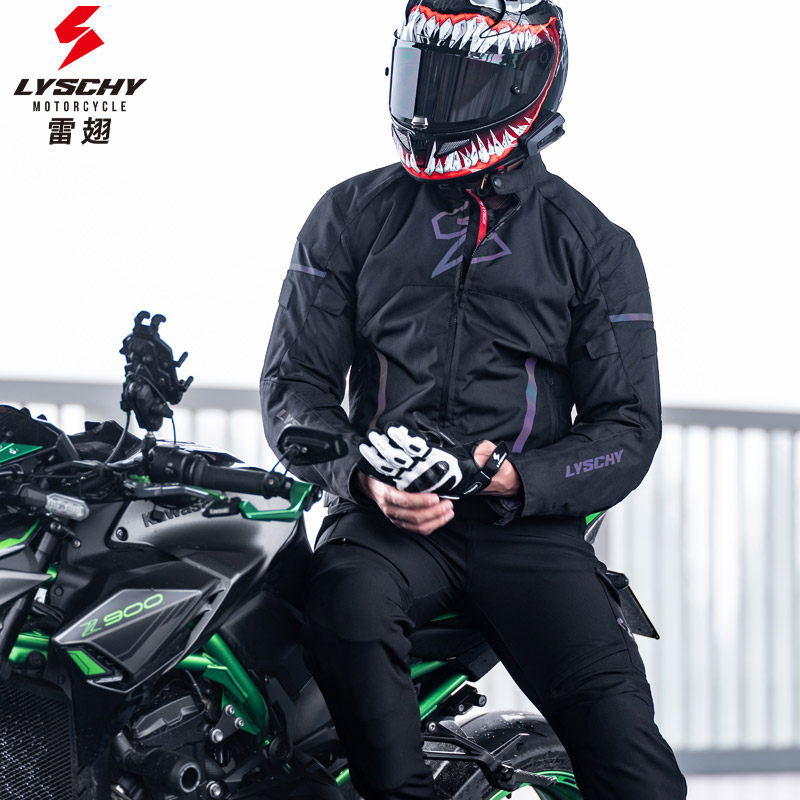 雷翅摩托车骑行服男冬季保暖耐磨防摔赛车机车骑士装备通用大码女