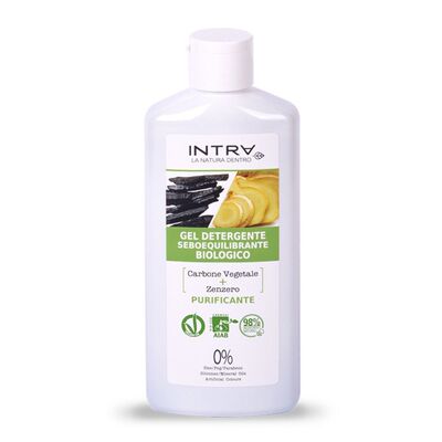 Intra香港进口芦荟生姜有机油脂平衡洁面液去油控油面部洁净200ml
