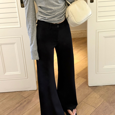 KAPOK-26年春时尚韩版宽松休闲裤显瘦百搭垂感直筒裤休闲裤26308