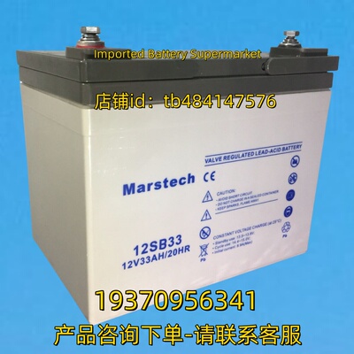 Mastech蓄电池 Mastech battery 12SB33 12V33AH/20HR 电池