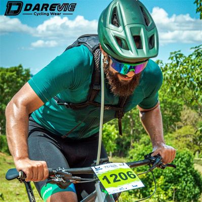 DAREVIE Cycling Jersey Compression Seamless Cycling Shirt Br