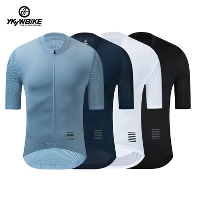 Men Cycling Jersey Short Sleeve Reflective Summer MTB Maillo
