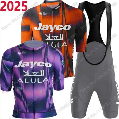 2025 Team Jayco Alula Cycling Jersey Set Summer Cycling Clot