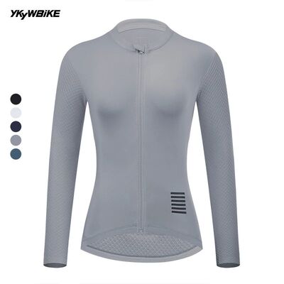 YKYWBIKE Women's Cycling Jersey Long Full Sleeve Breathable