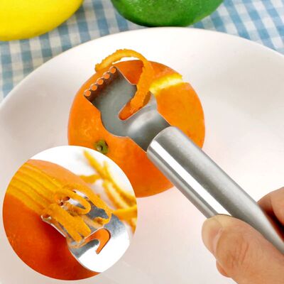 Stainless Steel Fruit Peelers Lemon Orange Zester Graters Ve