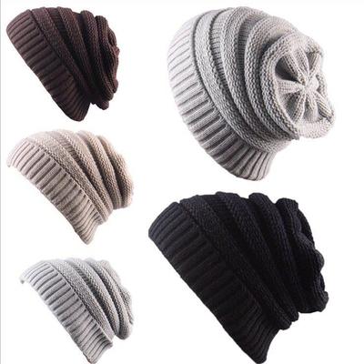 Men Winter Knit Hat cap 2019 women knit warm hat秋冬帽