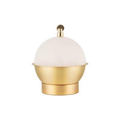 现代轻奢云石台灯无线充电款云石台卧室传统边柜书桌氛围小夜灯