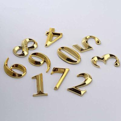 1pc Gate Digits 0 to 9 Plastic Number Tag Numeral Door Pla