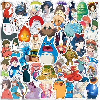 50pcs Cartoon Cute Miyazaki Hayao Spirited Away Graffiti