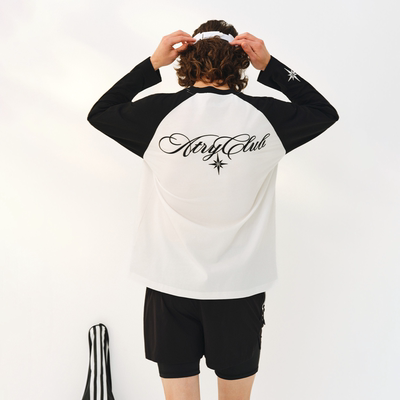 ATRY北极星刺绣美式复古T恤男士