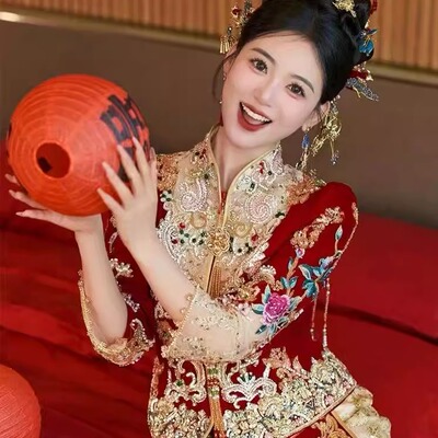 出租新娘秀禾服结婚敬酒服出阁服