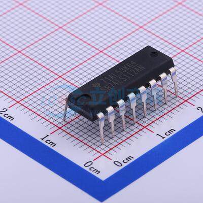 SN74LS112AN DIP-16 触发器 TI(德州仪器)全新原装 电子元器件配