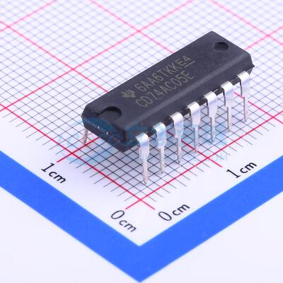 CD74AC05E DIP-14 反相器 TI(德州仪器)原装正品 电子元器件配单