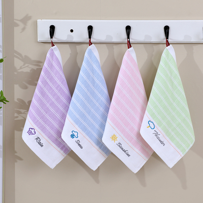 儿童毛巾纯棉厚实吸水耐用幼儿园