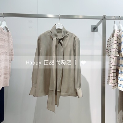LILY丽丽系带长袖套头衬衫