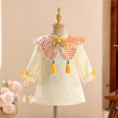 2026新款女宝中式周岁唐装春款