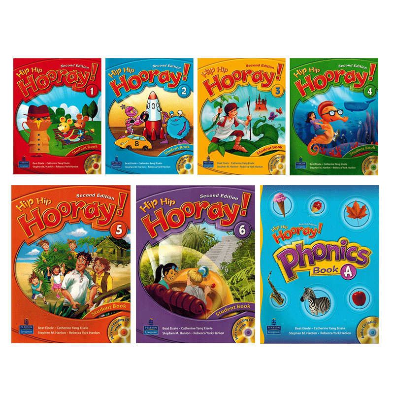 正版Hiphiphooray3H少儿英语
