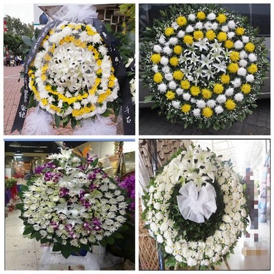 齐齐哈尔碾子山克东克山县花圈白