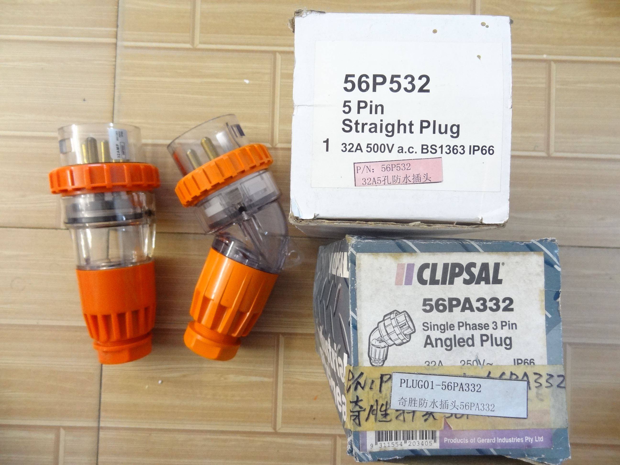 原装奇胜CLIPSAL工业插座56P315 56PA332 56P420 56P532 15/20/32_虎窝淘