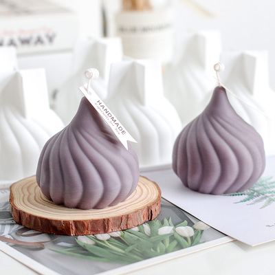 速发Creative Onion Head Candle Mold Aromatherapy Candle Sili