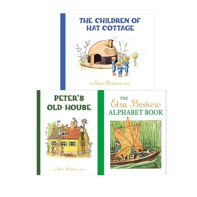 预售 Elsa Beskow 艾莎贝斯蔻情商性格教育绘本 3册 精装 Children of Hat Cottage/Peter's Old House 英文原版