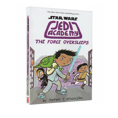 英文原版Star Wars Jedi Academy #5:The Force Oversleeps 儿童冒险章节桥梁故事书 学乐出版 6-10岁漫画书