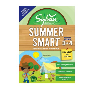 Sylvan Learning 新版 Sylvan Summer Smart Workbook: Between Grades 3-4 暑假阅读数学技巧
