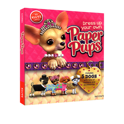 英文原版 Klutz Dress Up Your Own Paper Pups 狗狗穿衣 打扮你的纸模狗狗 STEAM体系 激发创造力 儿童手工游戏玩具
