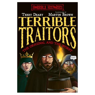 预售 英文原版 可怕的历史 Horrible Histories: Terrible Traitors 糟糕的背叛者们 儿童桥梁章节读物 插图历史故事书