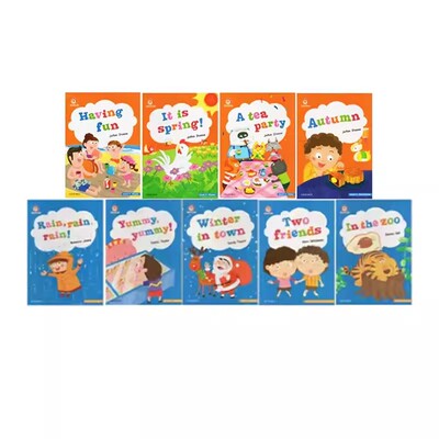 英文原版 Tick-tock Level 系列 9册 L1-L2 牛津原版分级阅读绘本 儿童学前英语启蒙故事书