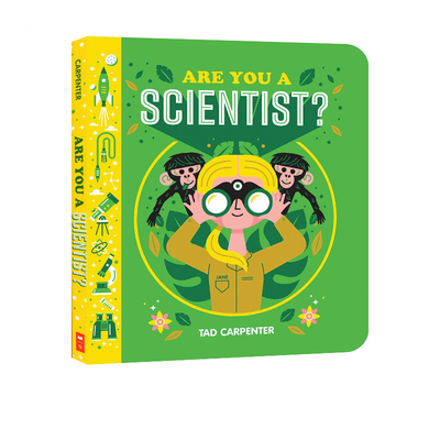 现货 英文原版 Are You a Scientist? 你是科学家么? 趣味纸板翻翻书 小学STEM科普 儿童科学启蒙绘本 人物传记