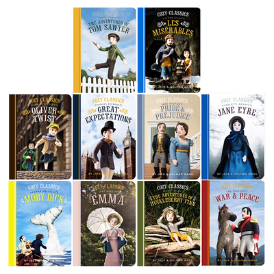 英文原版 儿童布艺人偶版经典名著 Cozy Classics Jane Eyre 毛毯里的猪 生活习惯 Twinkle, Twinkle, Little Star 经典歌曲