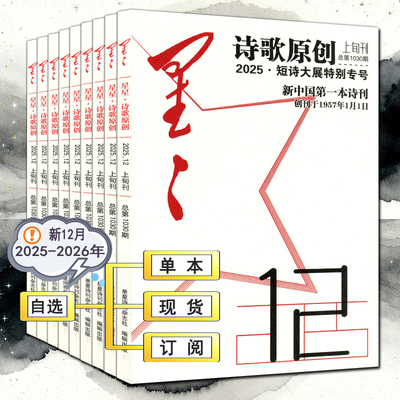 星星诗刊杂志2025年12月全年订阅【诗歌原创诗歌理论散文诗】11月上中下旬刊2026全年订阅2024过刊当代十月收获随笔诗歌文学诗选刊