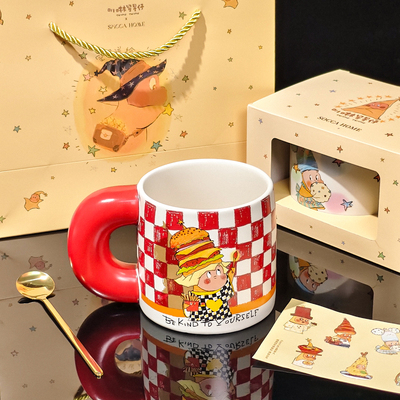 星星人马克杯联名杯子情侣对杯