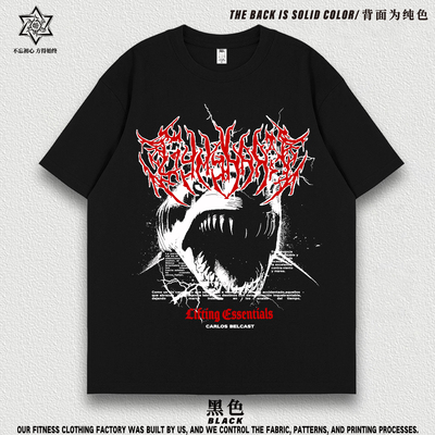 核心肌地鲨鱼短袖男女同款