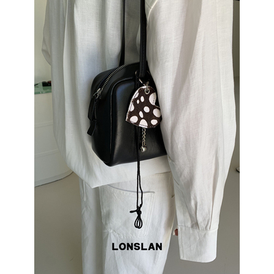 Lonslan BAG 26早秋 小众设计马毛爱心挂件挂脖钥匙扣