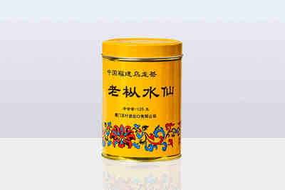 海堤茶叶AT102老枞水仙武夷岩茶浓香大红袍125克/1罐装乌龙茶正品