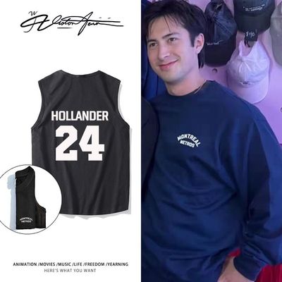 【刺绣】hudsonwilliam巅峰对决同款周边纯棉背心男女同款休闲